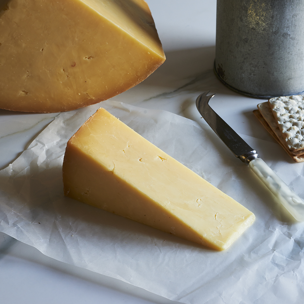 St Andrew’s Cheddar cheese – Powerful and tangy raw milk Cheddar